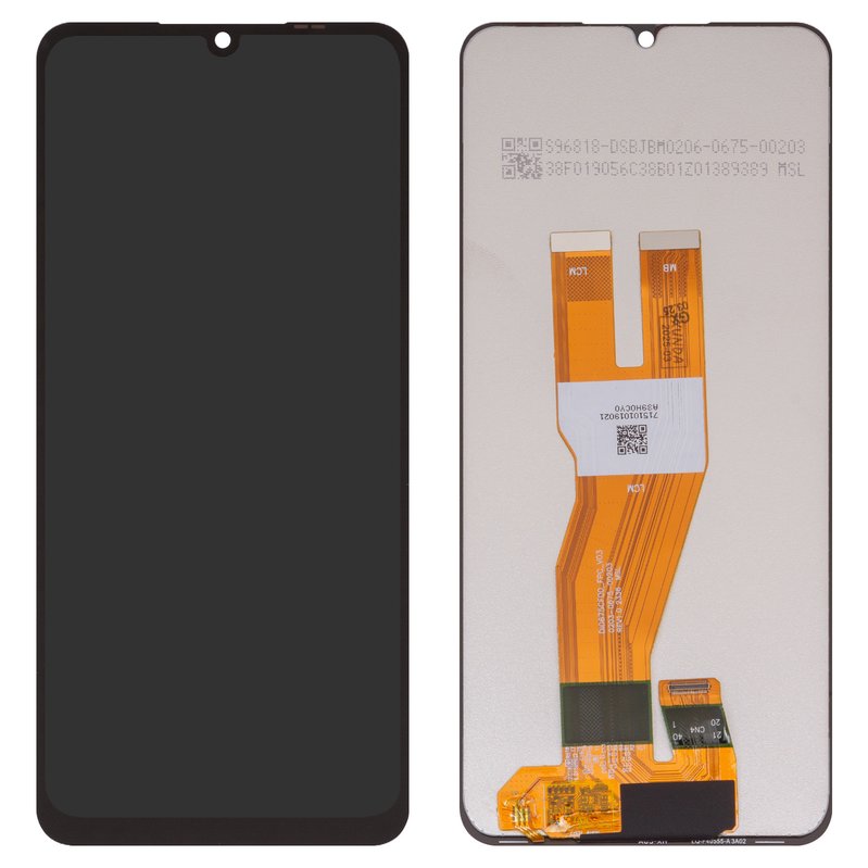 LCD compatible with Samsung A055 Galaxy A05, (black, without frame ...